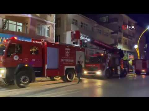 Darıca'da kullanılmayan dairede yangın çıktı