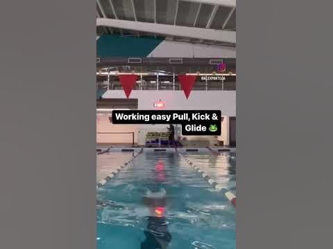 Breastroke = easy pull, kick & glide - YouTube