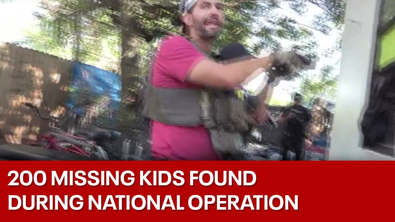 200 missing children found across the country in special operation ...