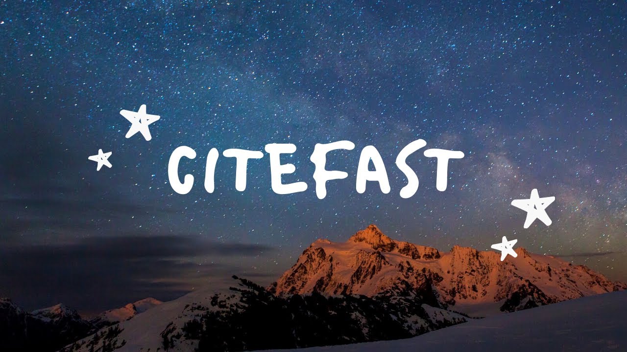 Citefast mengurus rujukan - YouTube