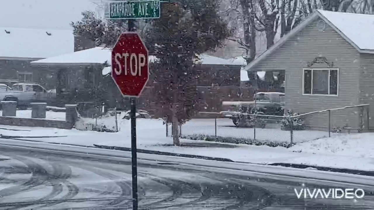 Comenzó a caer la nieve😳 en Utah😍 - YouTube