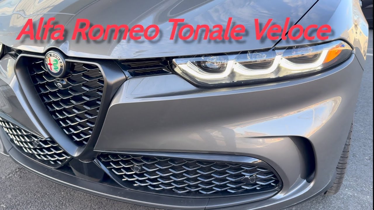 2024 Alfa Romeo Tonale Veloce EAWD PHEV in Grigio Ascari - YouTube