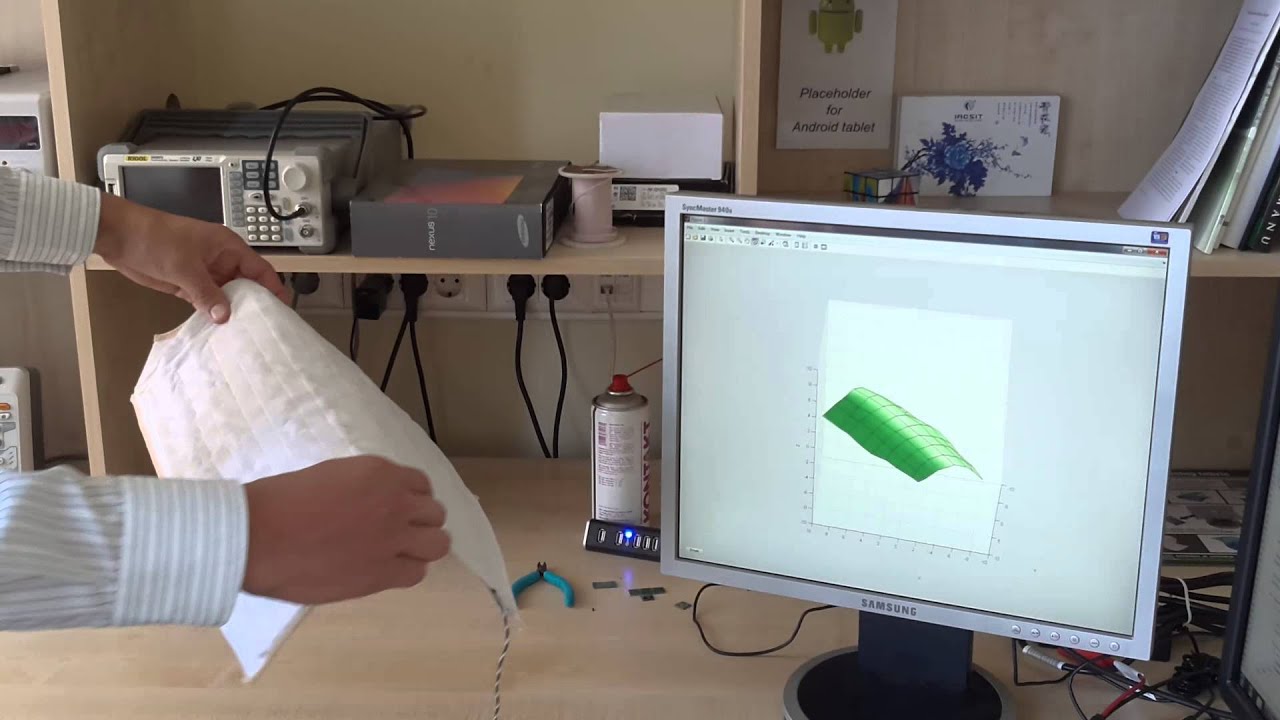 EDI shape sensing fabric - YouTube