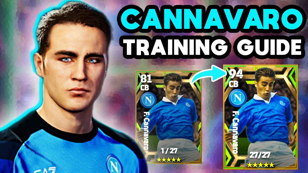 eFootball 2023 | CANNAVARO TRAINING GUIDE - 2 INSANE VERSIONS - YouTube
