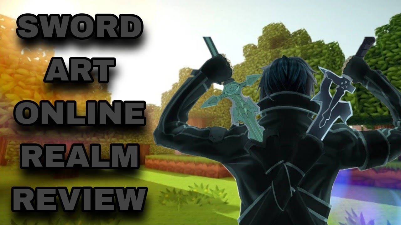 MINECRAFT SWORD ART ONLINE ANIME REALM REVIEW! - YouTube