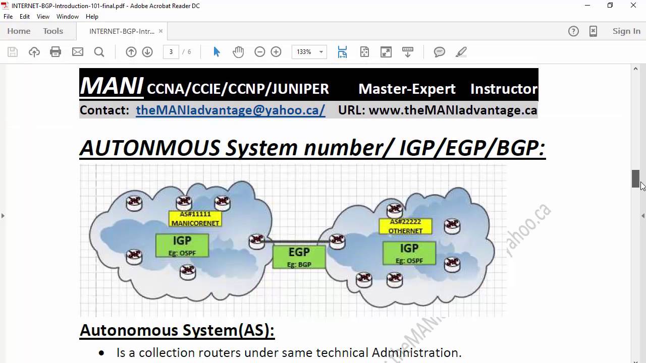 INTERNET BGP 101 - YouTube