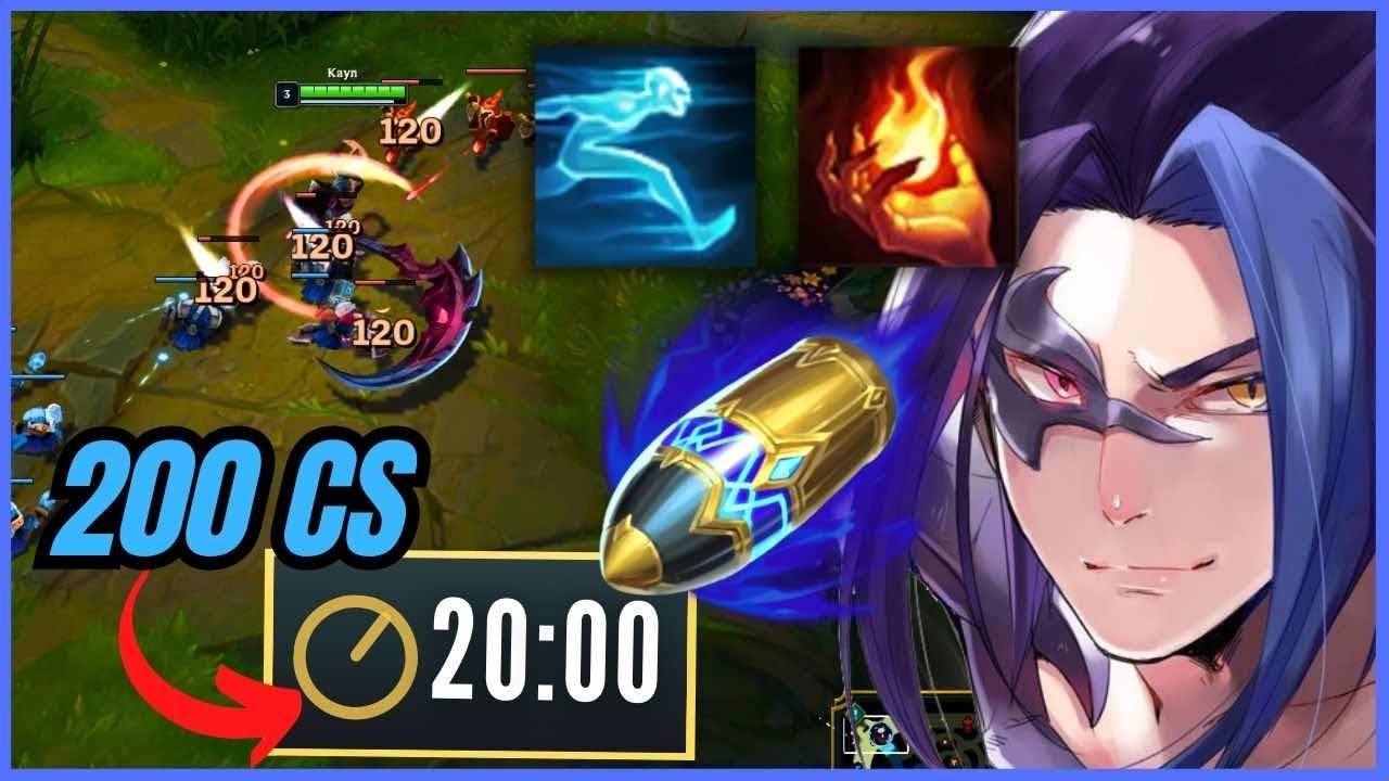 HOW TO GET 3X THE ENEMY GOLD WITH KAYN TOP! (FIRST STRIKE IS BROKEN ...