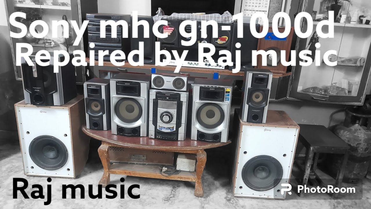 sony mhc gn-1000d music system - YouTube
