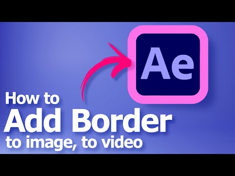 How to add stroke to image in After Effects