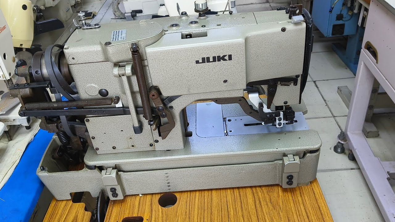 Juki Button Hole Machine Model LBH-781 ||Kaj machine setting ||Kaj ...