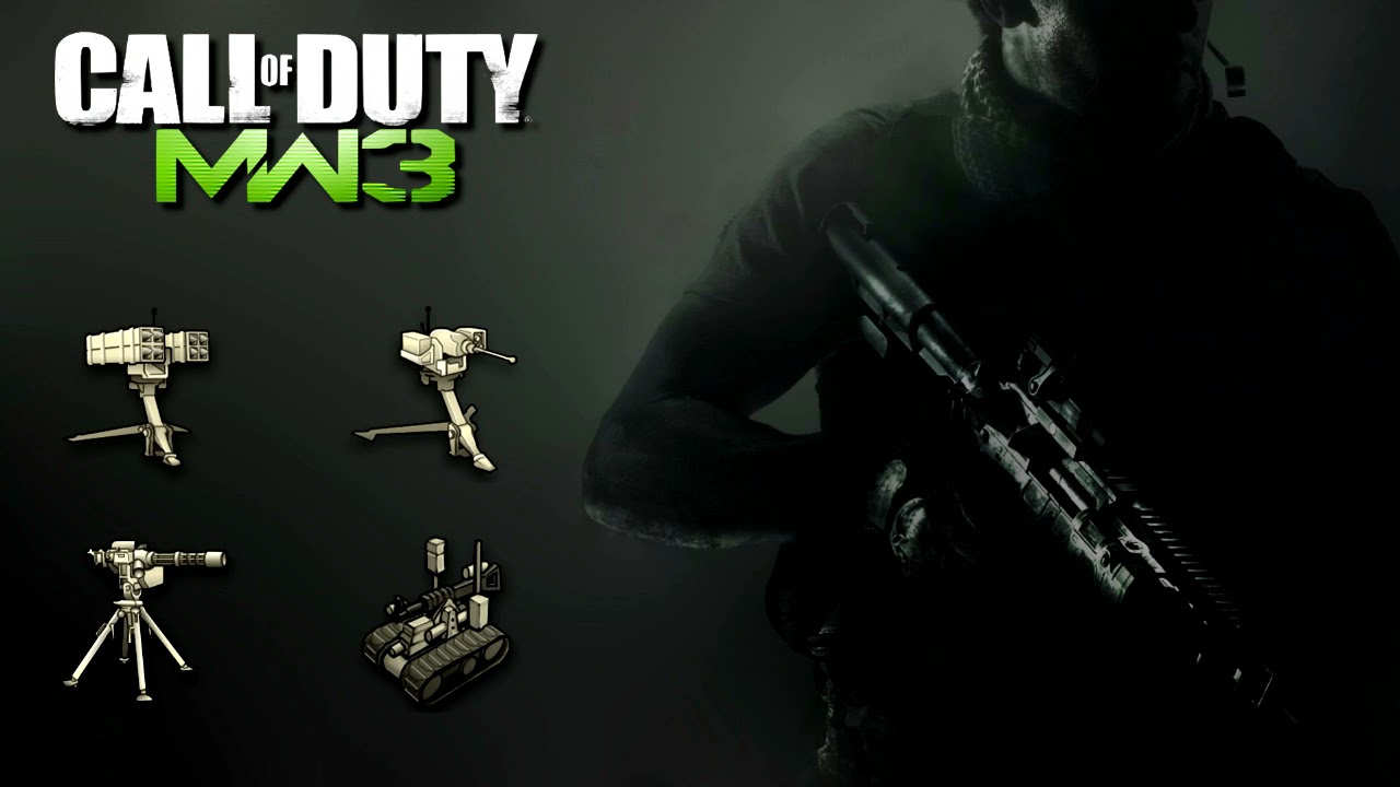 Call of Duty - Modern Warfare 3. SAM/Remote Turret, Sentry Gun, Assault ...