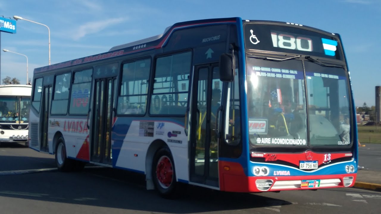 Línea 180 nuevo interno 13 Nuovobus Citta OH1621L con aire ...