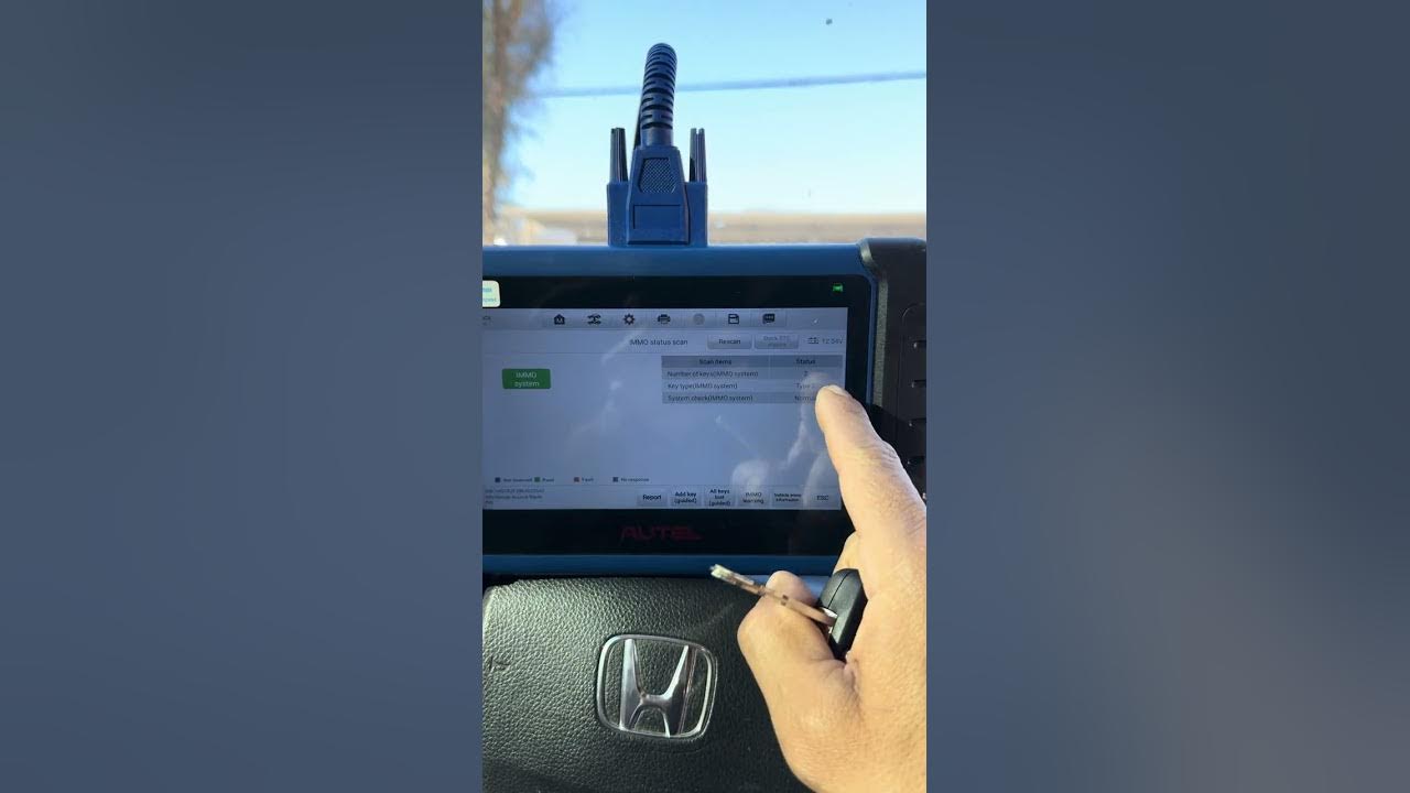 “🔥 How to Program a Honda Accord Key FAST with Autel 508S key ...
