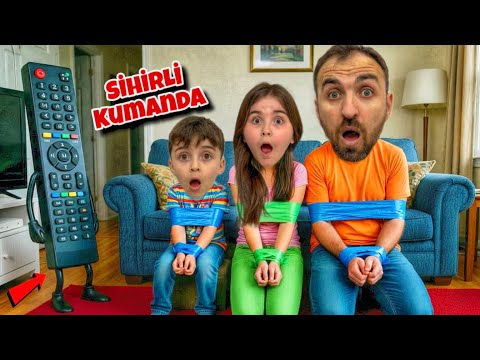 SİHİRLİ KUMANDA !? ESLEM YUSUF BABASINI SİHİRLİ KUMANDA İLE DONDURDUM !? BAKIN NELER YAPTIM !? 