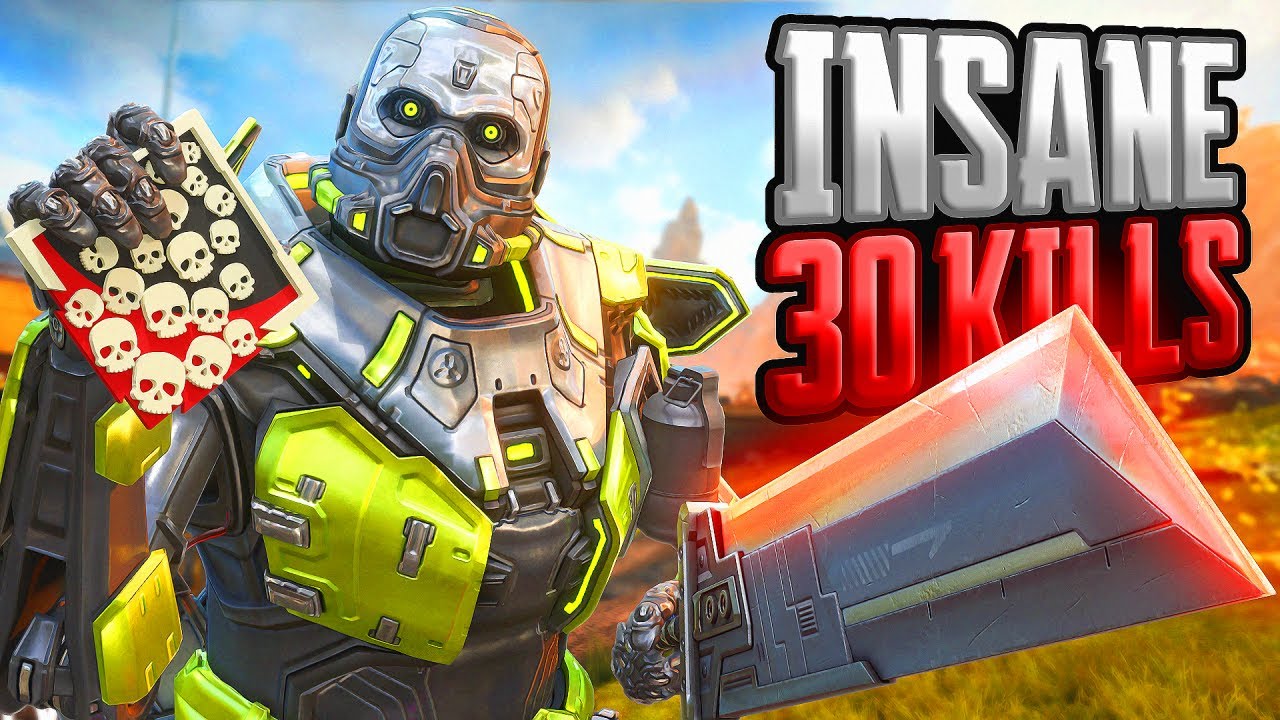 INSANE Caustic 30 KILLS and 4,700 Damage Apex Legends Gameplay Season ...