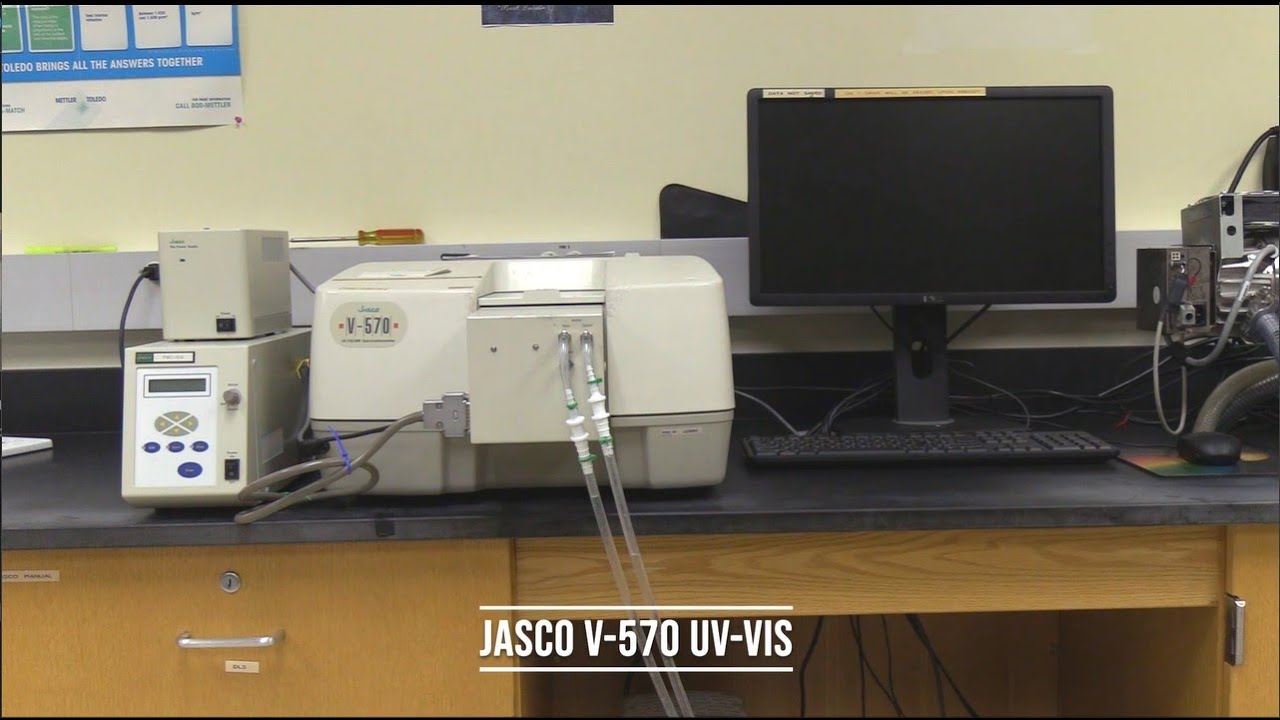 Jasco V-570 UV-Vis - YouTube