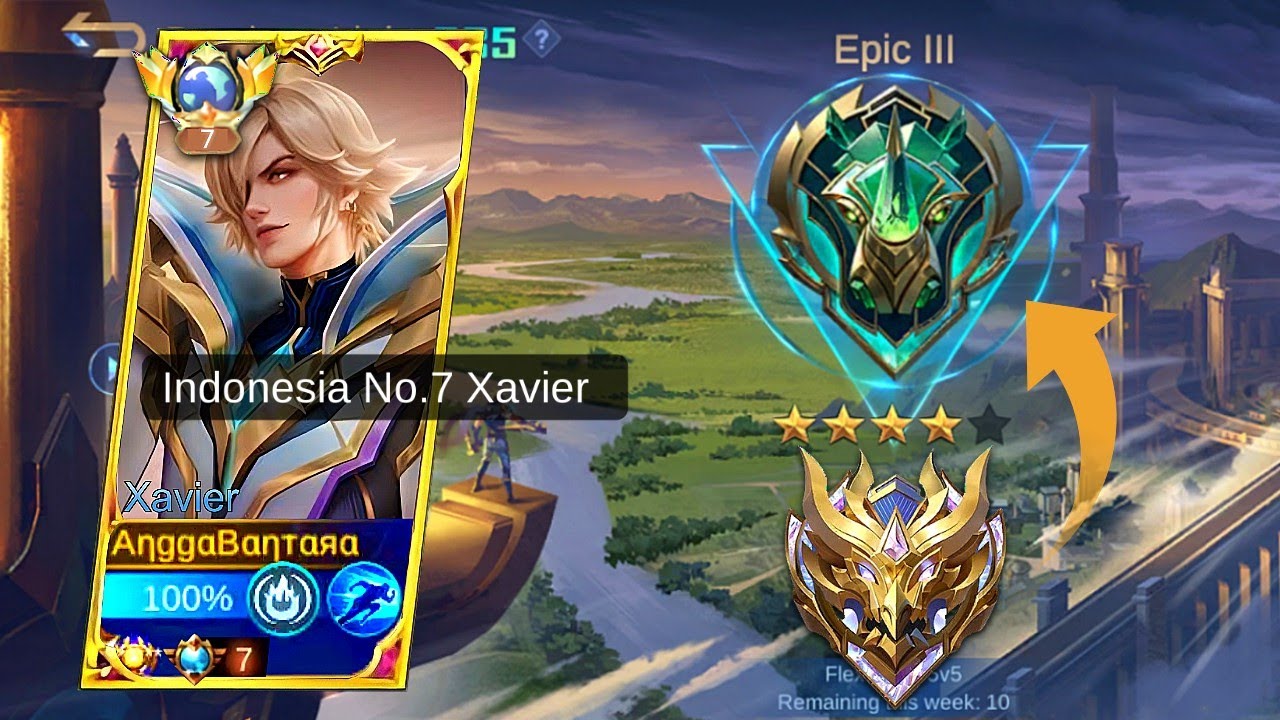 WHEN GLOBAL XAVIER NEW SEASON 35 USING 1000% IQ PREDICTION IN RANKED ...