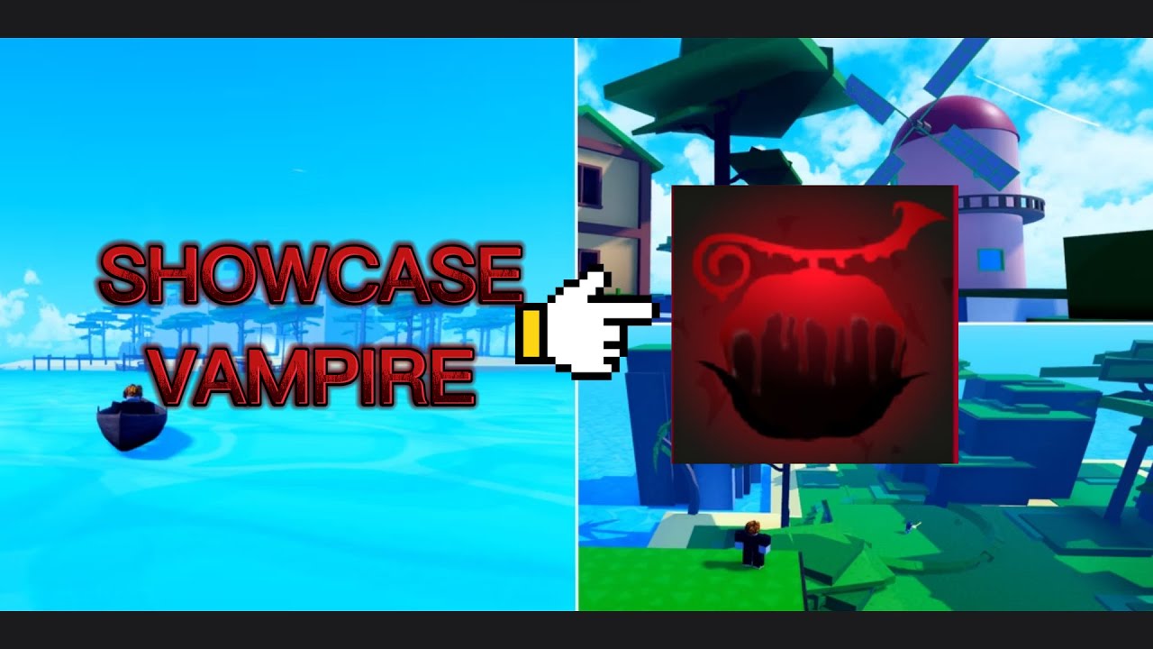 VAMPIRE SHOCASE ONE FRUIT SIMULATOR - YouTube