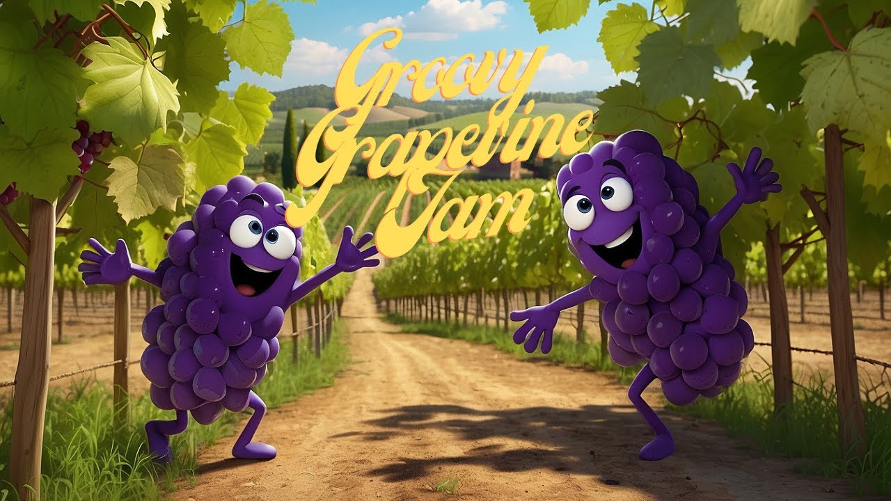 "Grooving with Grapes: A Fun and Educational Song Video for Kids!" - YouTube