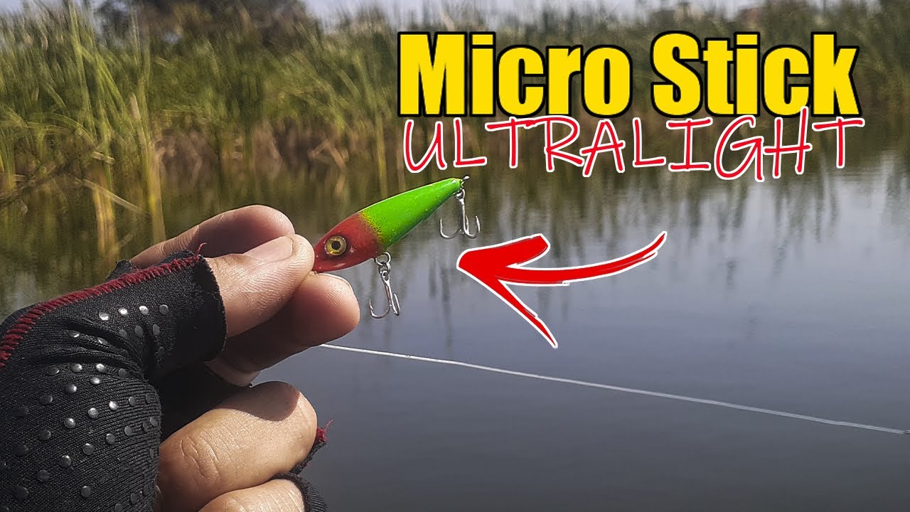 micro stick UltraLight essa cor é top pega muito na pescaria - YouTube