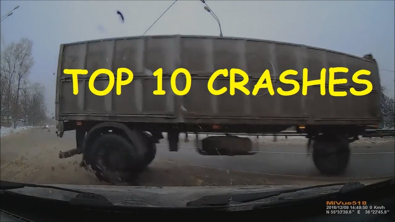 TOP 10 Crashes CAR CRASH COMPILATION 4 01 2017 - YouTube