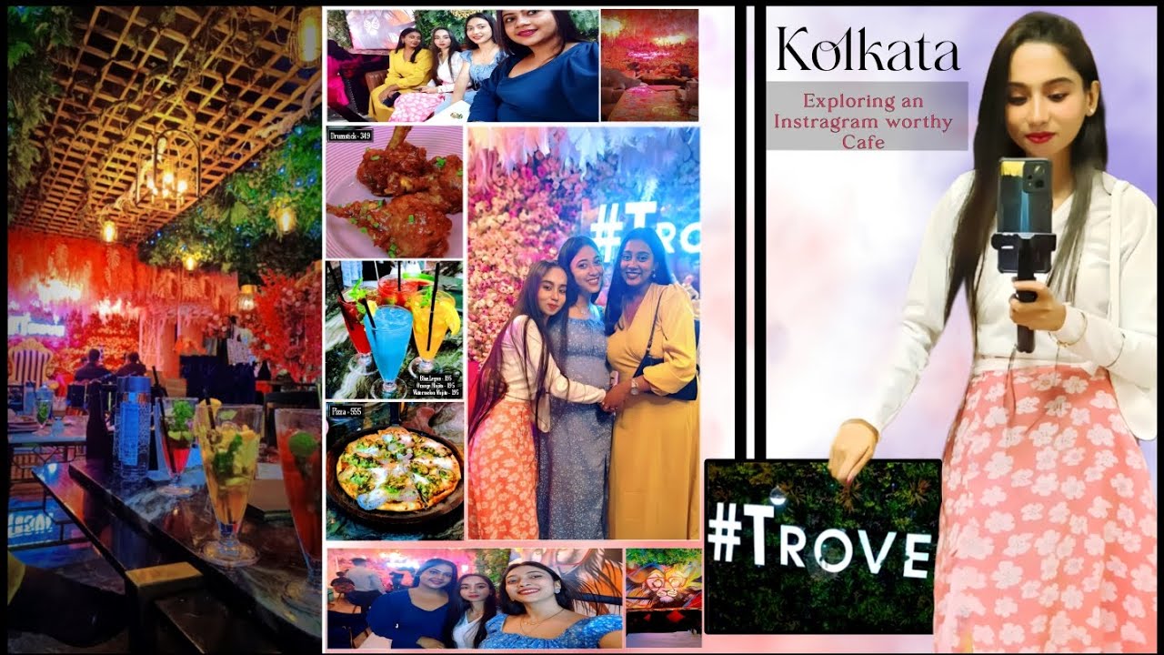 Trove Cafe in Kolkata || Luxury Dining Restaurant || Pink beauty # ...
