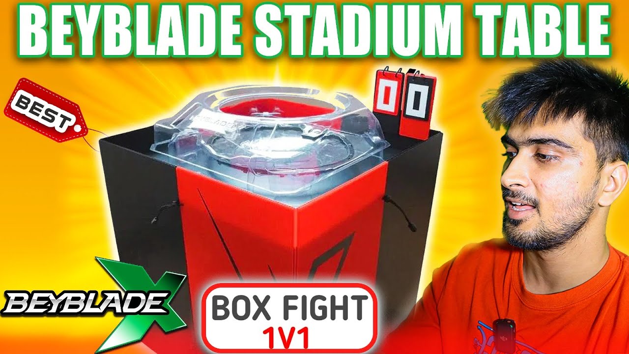 Ultimate 1 vs 1 Battle with My Wife | New Beyblade Stadium Table for ...