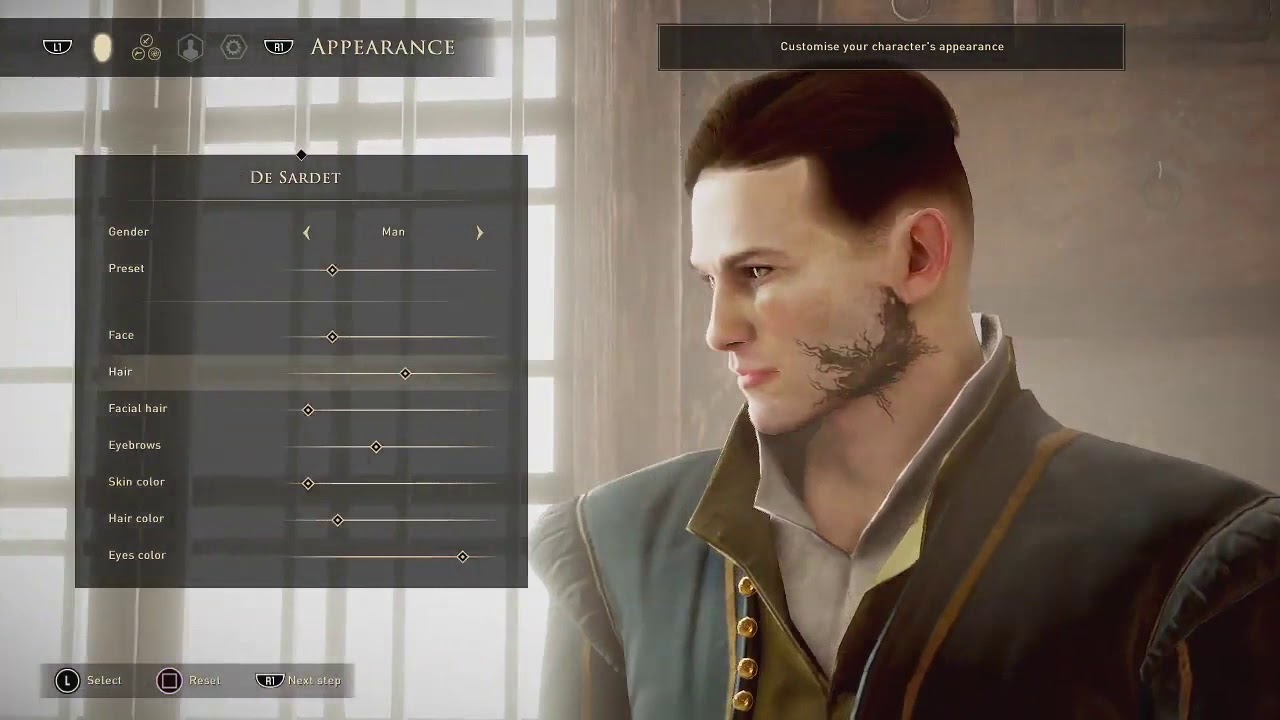 Greedfall Character Creation - Character Customization - YouTube