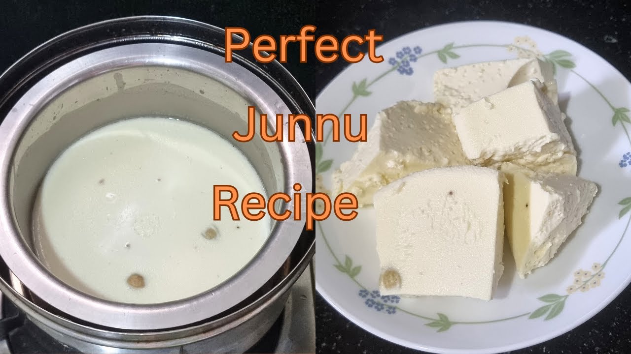 ఇంట్లోనే జున్ను పాలతో జున్ను ని ఇలా Ready చేసుకుందాము| Homemade Junnu ...