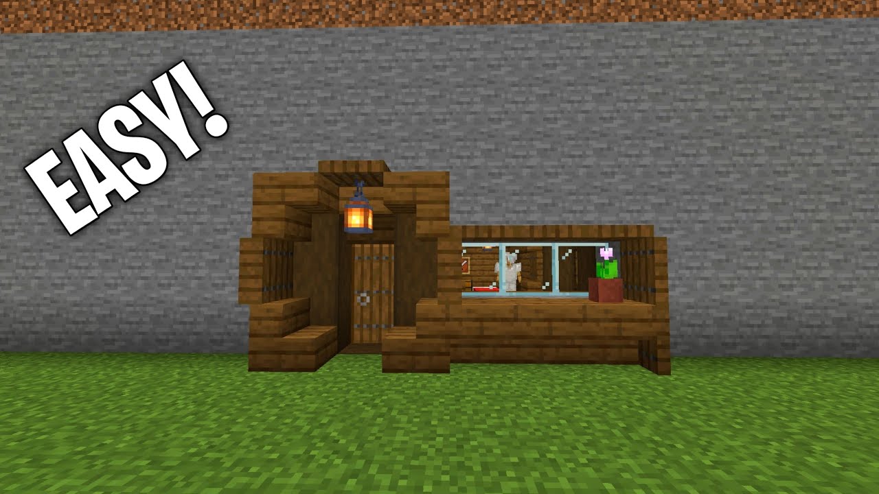 Minecraft Survival Mountain Base Tutorial - YouTube