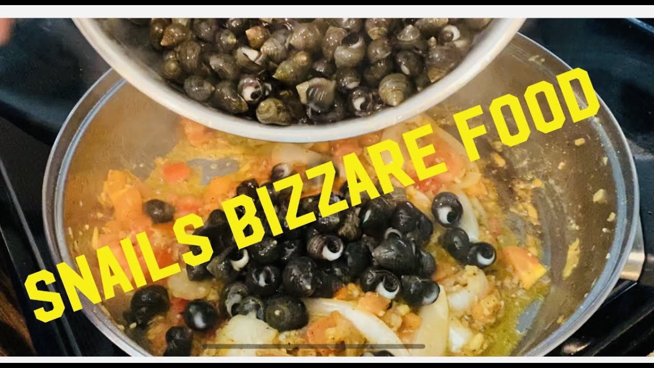Snail Bizarre Food!!!! Cooking and Eating Snails!! - YouTube