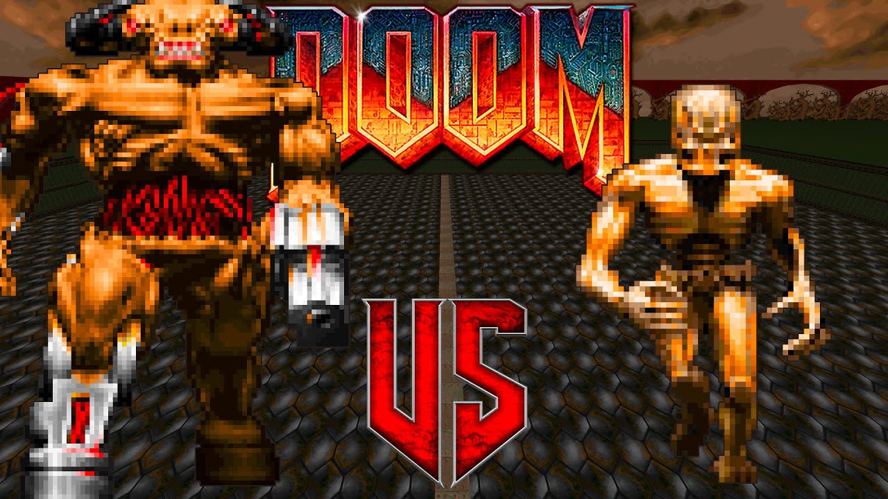 Cyberdemon vs Arch-Vile - Doom II Classic : Versus Battle - Monster ...