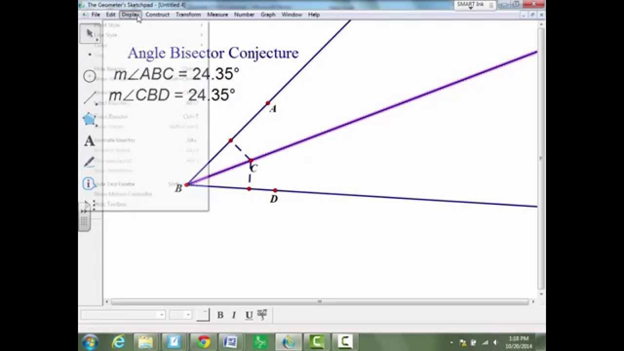 Angle Bisector Conjecture - YouTube