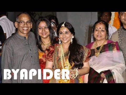Vidya Balan Family Photos || Father, Mother, Sister & Husband!!! - YouTube