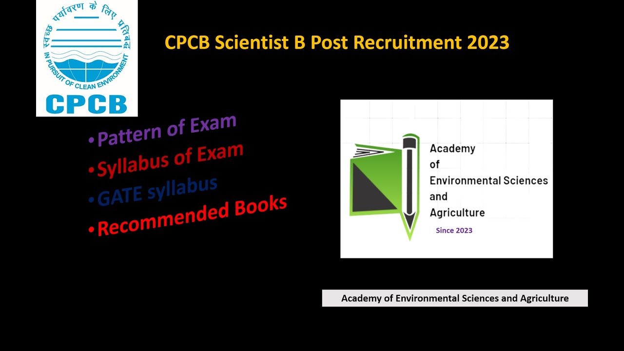 CPCB Recruitment 2023 for Scientist B Post: Environmental Sciences ...