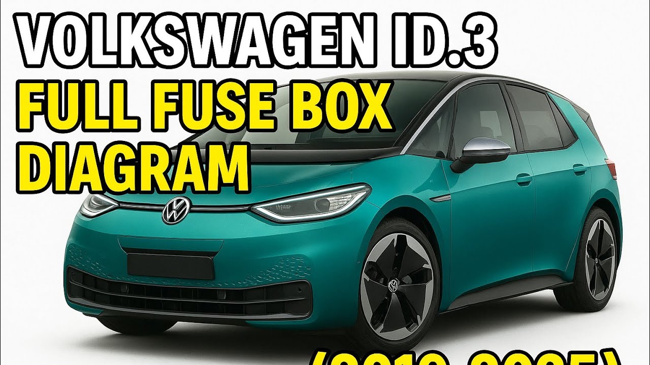 Volkswagen ID3 (2019-2025) Full Fuse Box Diagram with location Details ...