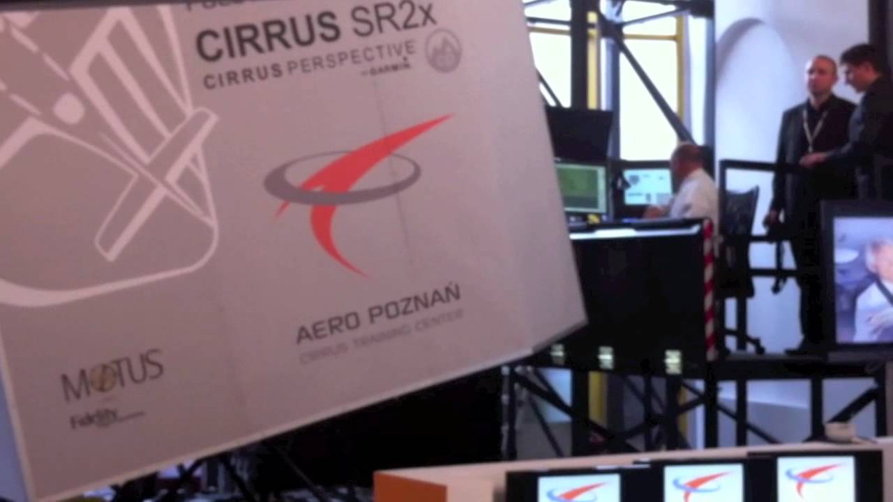 CAPS emulation on Cirrus SR2X Full Motion simulator - YouTube