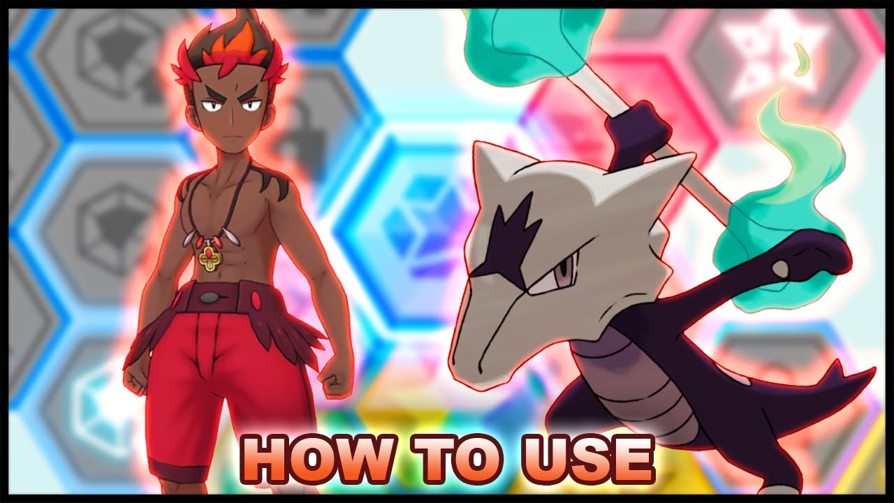 How To Use Kiawe & Alolan Marowak! Sync Grid Builds, Luck Skills, Team ...