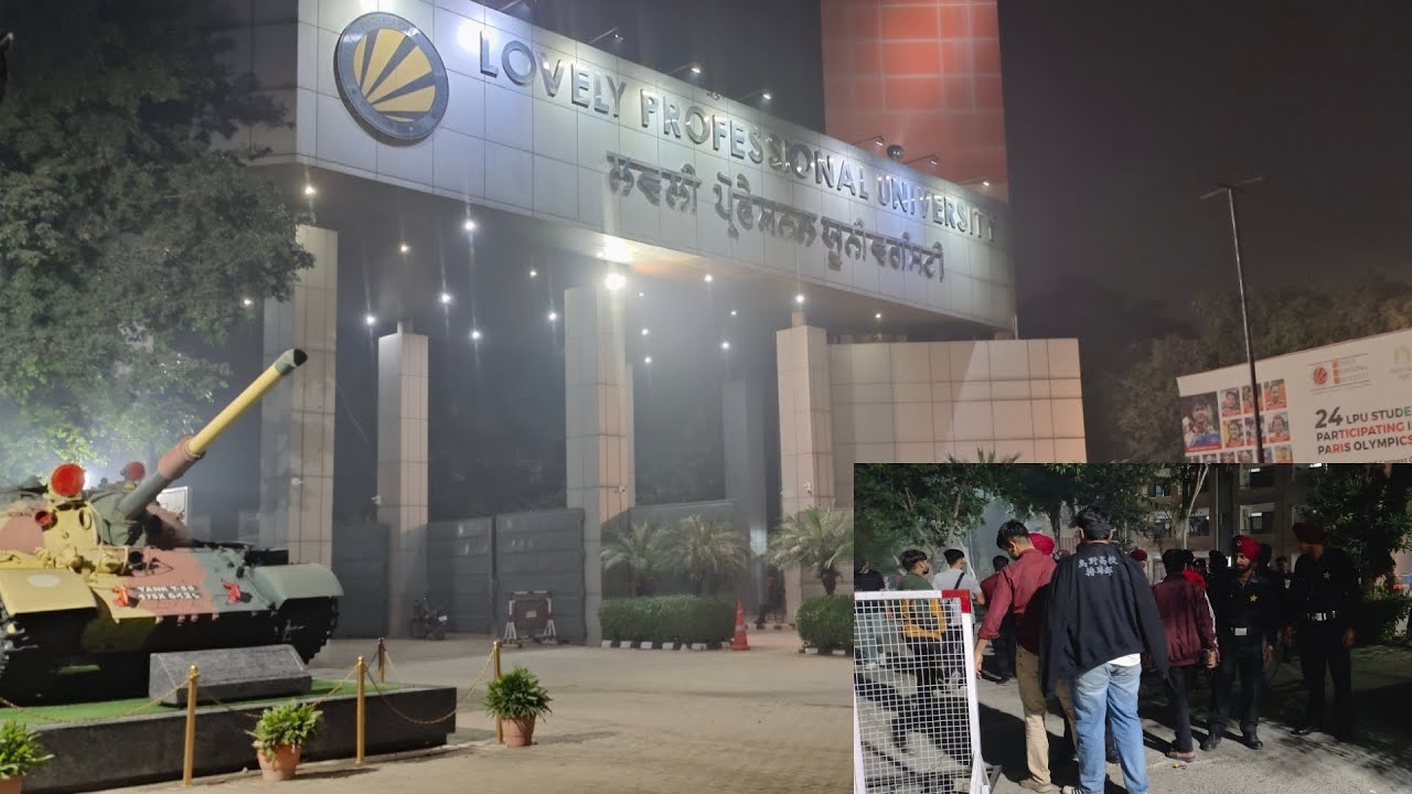 Lovely Professional University Night View | A Stunning Campus Tour 😯# ...