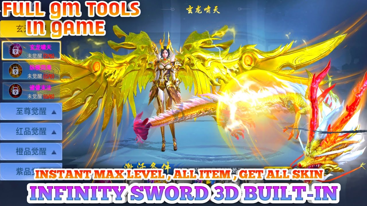 Update Infinity Sword 3D Server GM - Full Gm Tools In Game , Instant ...