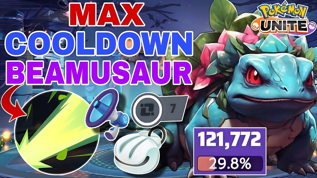 How Strong Is Max Cooldown Solar Beam VENUSAUR After the Shell Bell ...
