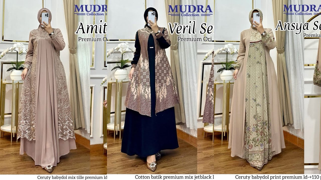 30 GAMIS DRESS MODEL SIMPLE MOTIF PREMIUM TREN TERBARU / Part 9 - YouTube