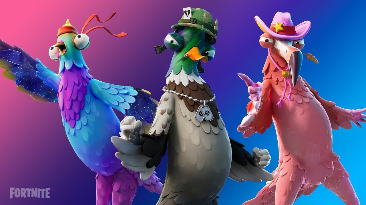 THE NEW FORTNITE BIRDS SKINS GAMEPLAY! - YouTube