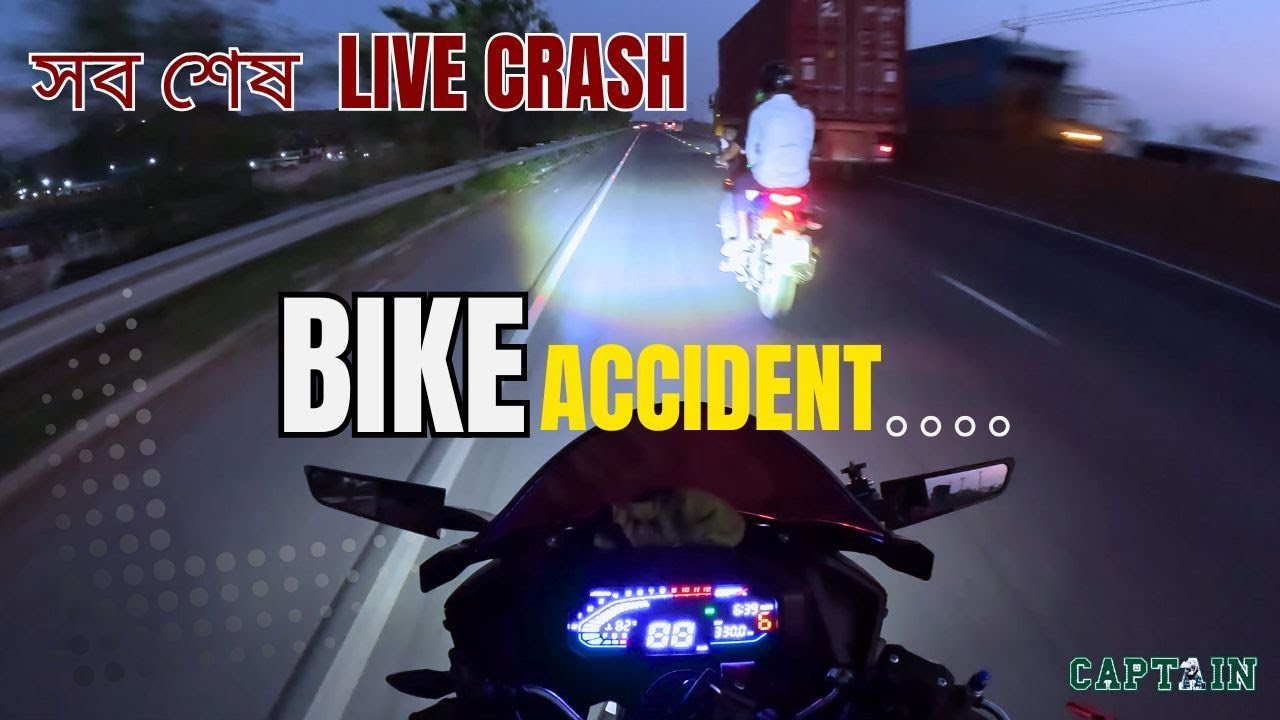 Gpx demon RR Crash সব শেষ Live bike Accident Gpx demon RR Patenga sea beach High way Accident ...