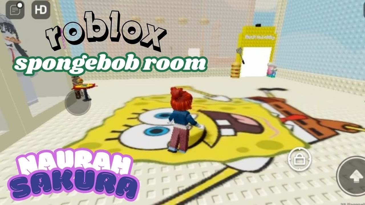 ROBLOX GAME at SPONGEBOB ROOM - YouTube