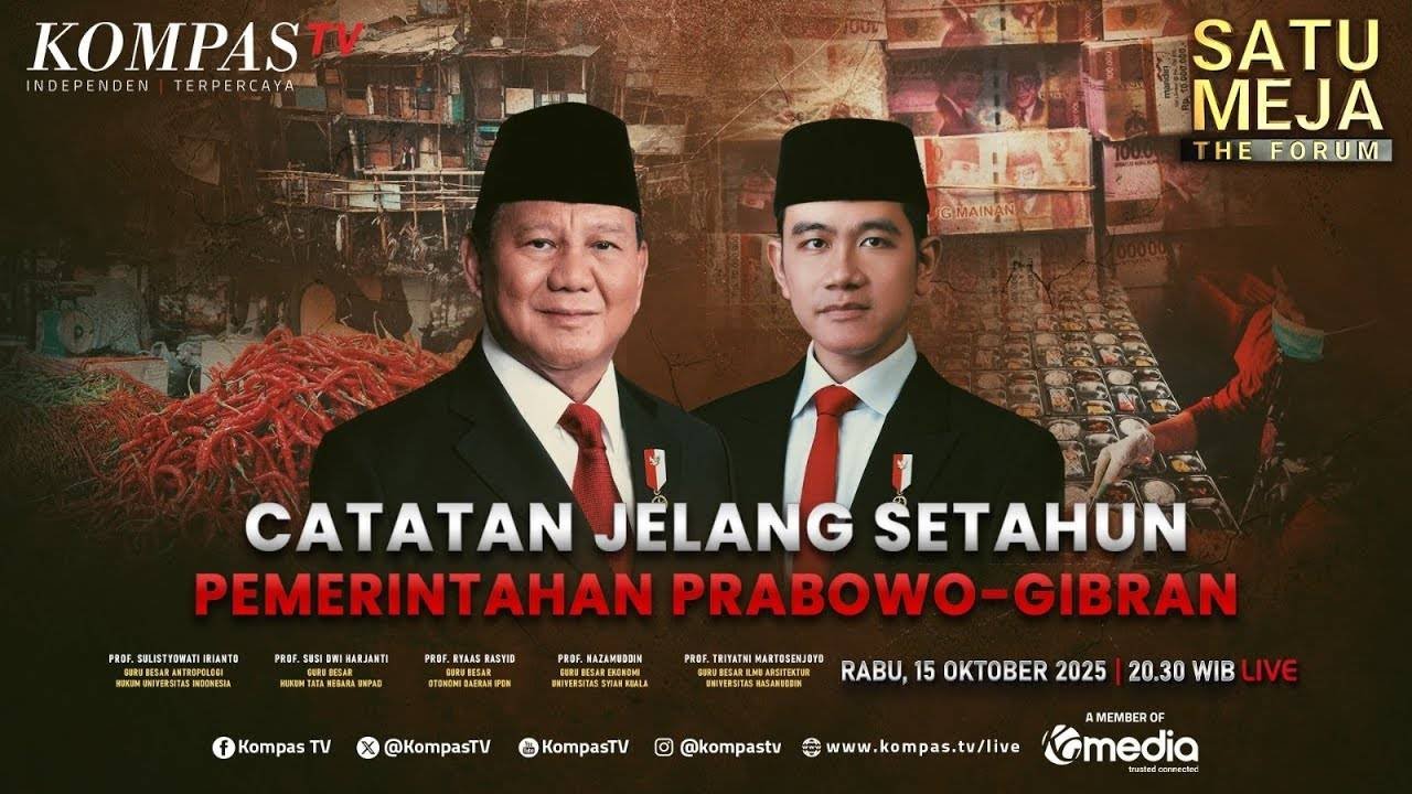 [FULL] Setahun Pemerintahan Prabowo-Gibran, Ini Catatan Guru Besar dari ...