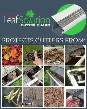 Evelyn's Leaf Solution Gutter Guard - YouTube