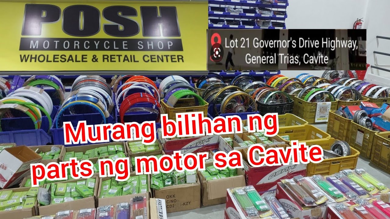 Murang bilihan ng Parts ng motor sa Cavite - YouTube