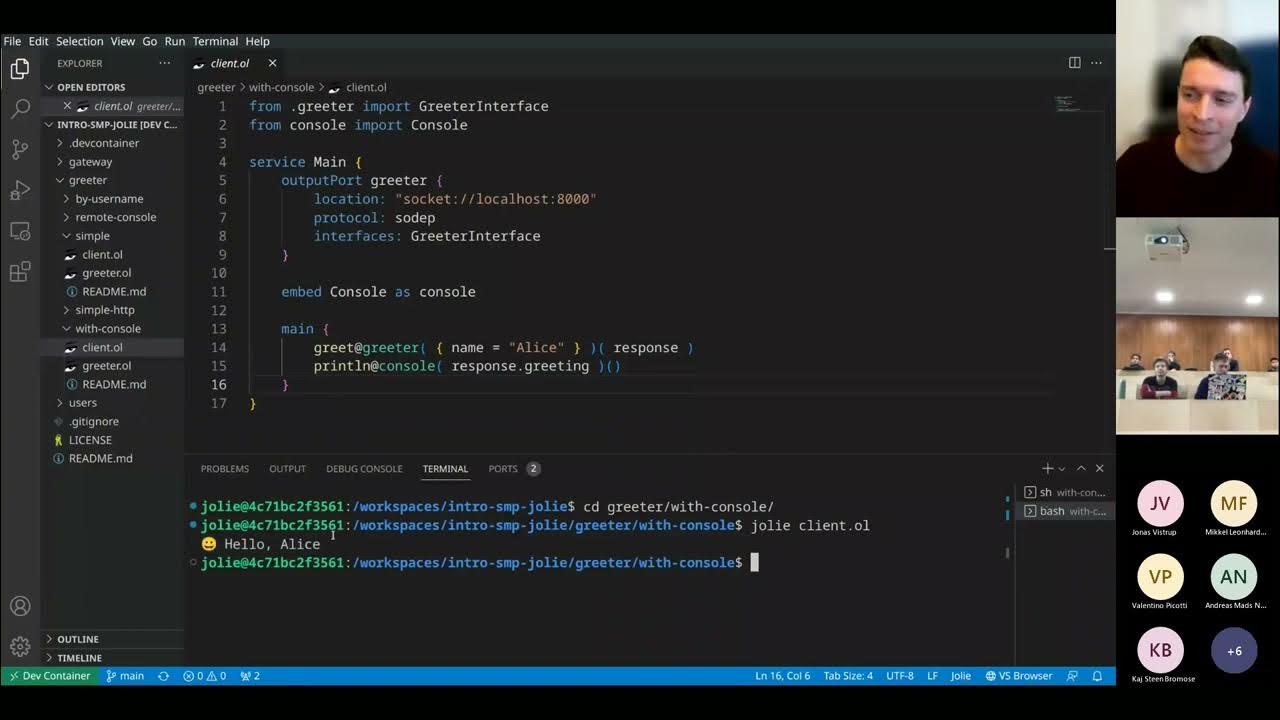 An Introduction To Structured Microservice Programming And The Jolie Programming Language Youtube