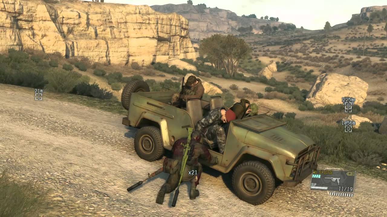 MGS5 Extracted the commander and the soldiers riding in his vehicle (4 ...